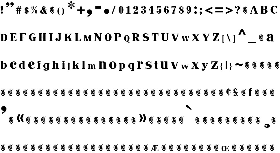 John Hancock CP free Font in ttf format for free download 11.39KB
