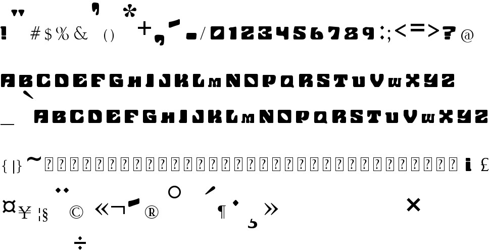 John Wayne Ford free Font in ttf format for free download 15.94KB