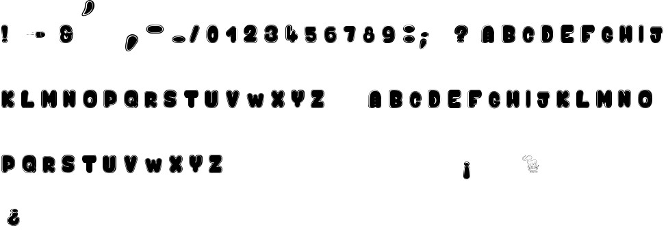 Kaboom & Bang free Font in ttf format for free download 29.51KB