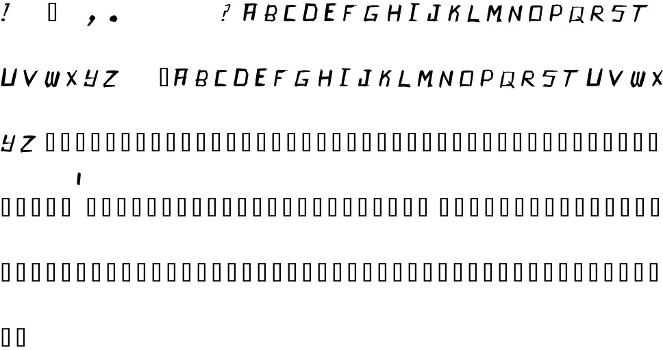Kamikaze free Font in ttf format for free download 11.58KB
