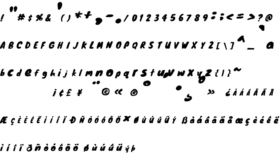 Knewave free Font in ttf format for free download 24.34KB