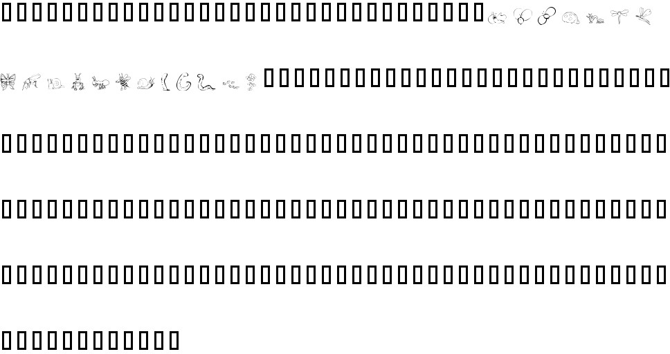 KR Cute As A Bug free Font in ttf format for free download 20.45KB