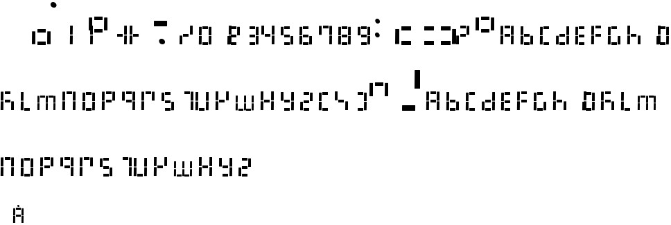 LED Digital 7 free Font in ttf format for free download 41.09KB