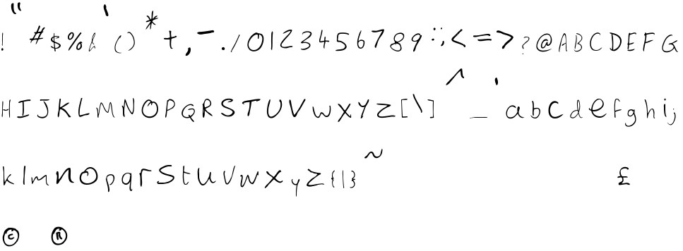 Lewis Hand free Font in ttf format for free download 21.02KB