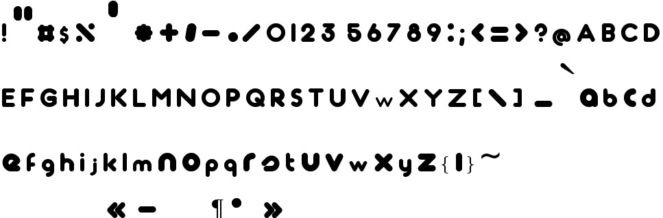 Maagkramp free Font in ttf format for free download 11.27KB