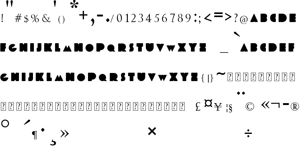 Major Minus free Font in ttf format for free download 10.78KB