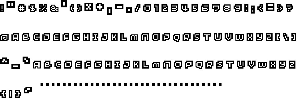 Minimum free Font in ttf format for free download 17.33KB