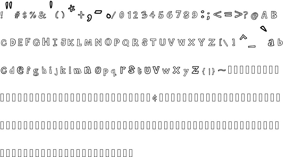 Mix Outline free Font in ttf format for free download 35.22KB