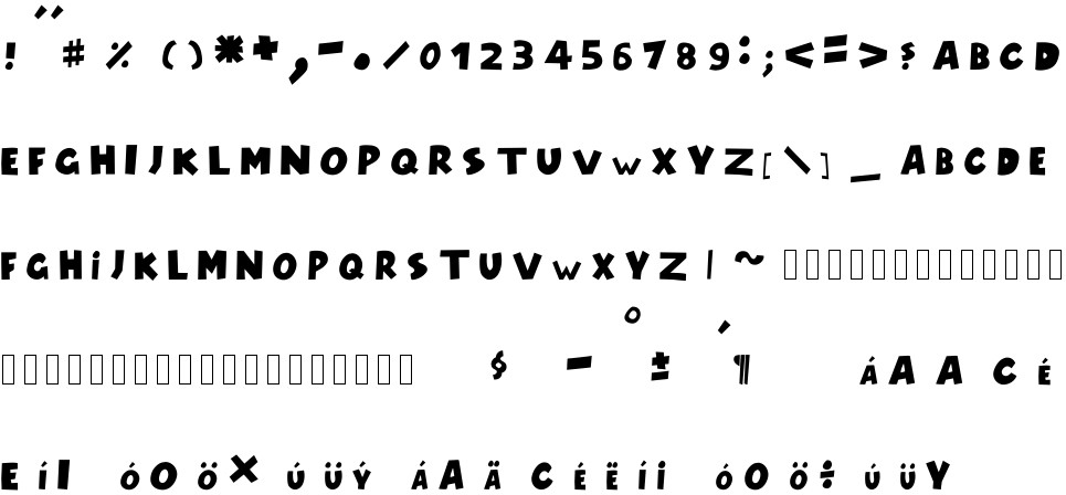 Model free Font in ttf format for free download 10.66KB