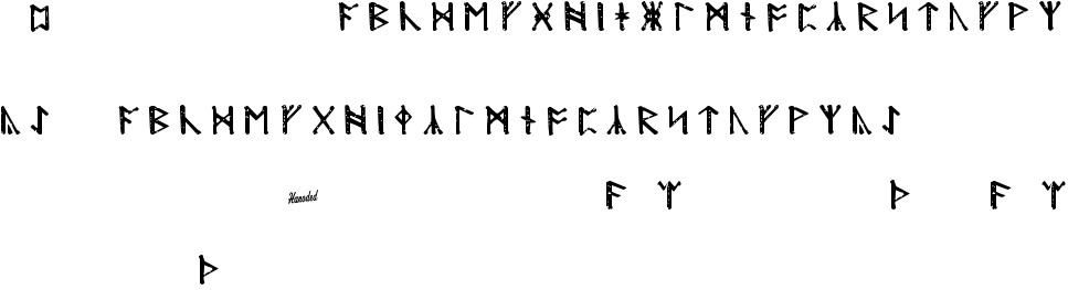 Modraniht Runic free Font in ttf format for free download 39.87KB