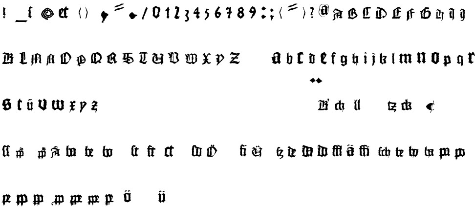 Monks Writing free Font in ttf format for free download 49.08KB