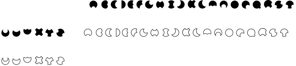 Moon free Font in ttf format for free download 5.01KB