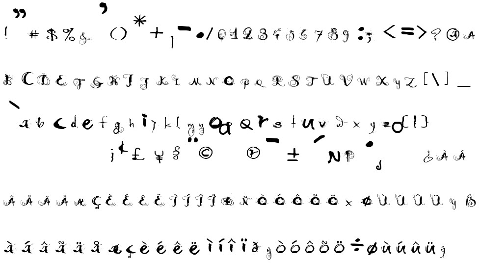 Moonlight Shadow free Font in ttf format for free download 1.17MB