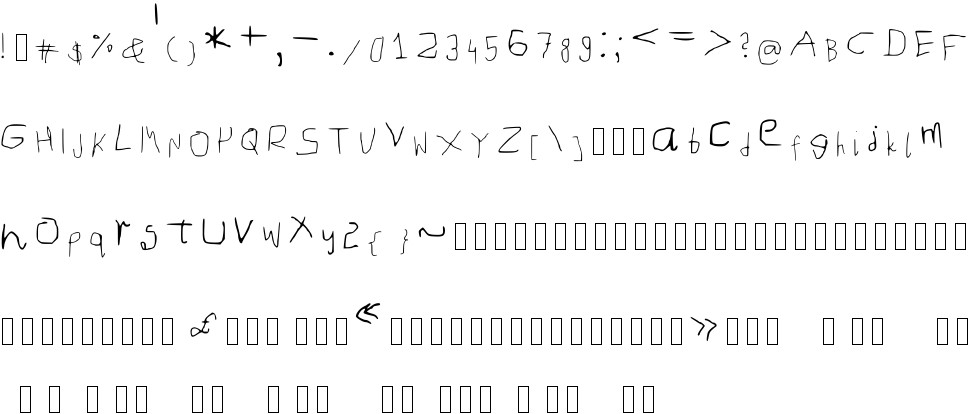 Mouse Handwriting free Font in ttf format for free download 14.01KB