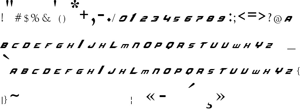 NFS free Font in ttf format for free download 11.90KB