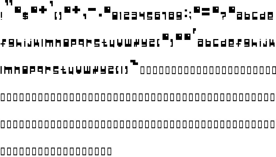 Null Pointer free Font in ttf format for free download 6.54KB