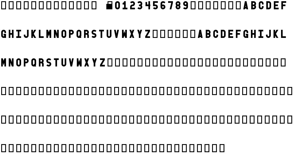 Old Block free Font in ttf format for free download 2.00KB