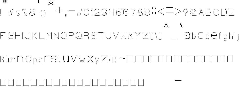 Optical Fiber free Font in ttf format for free download 18.83KB