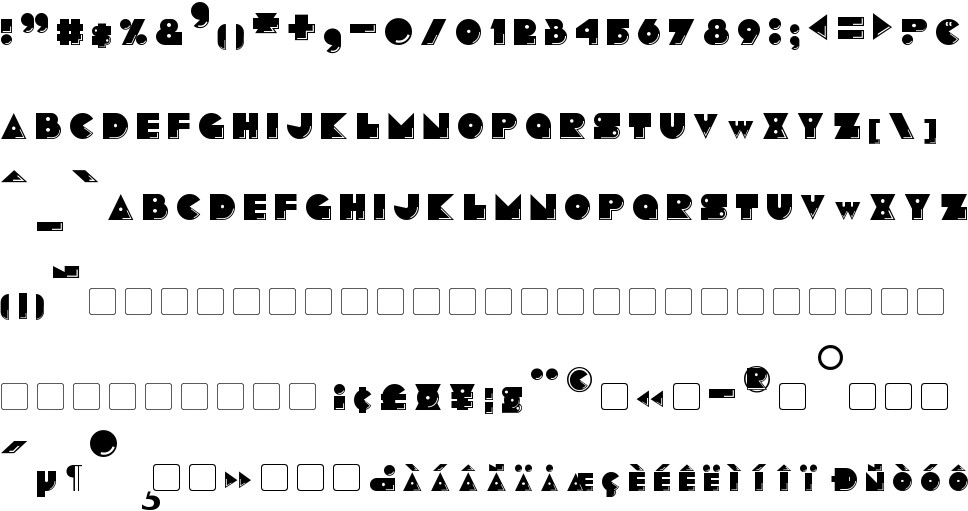 Pacmania free Font in ttf format for free download 10.40KB