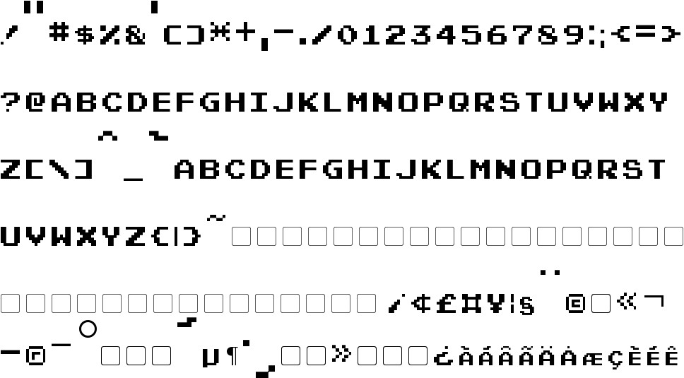 Pixel Emulator free Font in ttf format for free download 8.33KB
