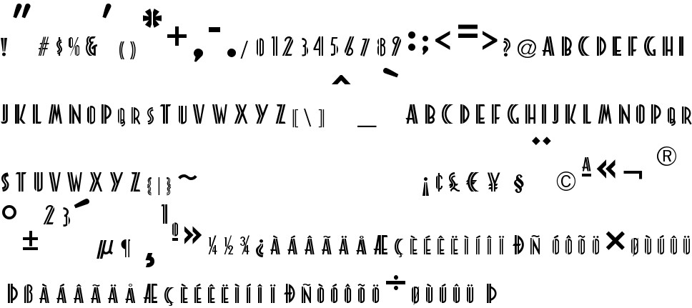 Platonick free Font in ttf format for free download 19.84KB