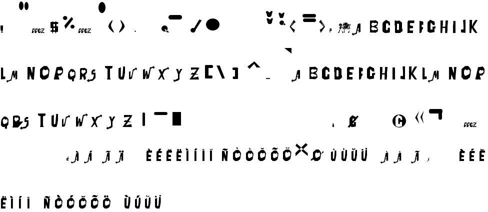 Powerpuff Girls Z free Font in ttf format for free download 15.33KB