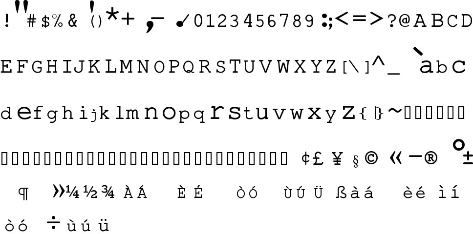 Pseudo APL free Font in ttf format for free download 19.35KB