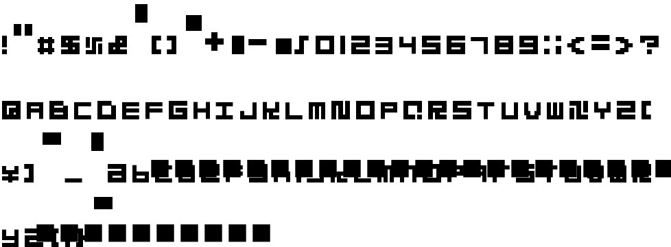 Quadrats free Font in ttf format for free download 4.31KB