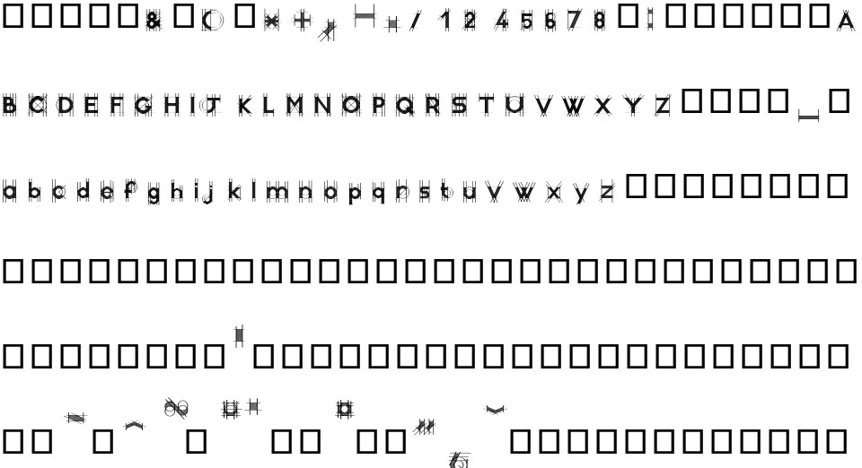 R&C free Font in ttf format for free download 109.31KB