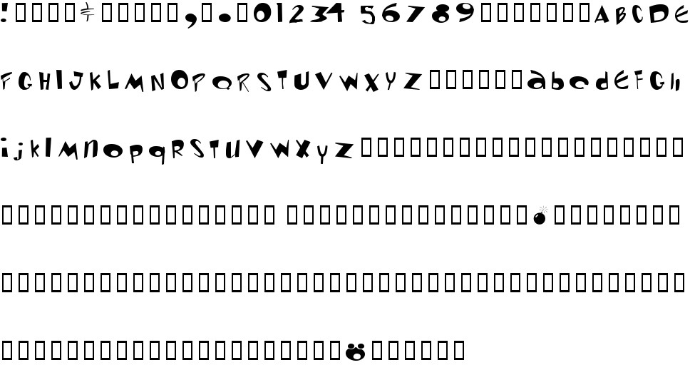 Ren & Stimpy free Font in ttf format for free download 10.93KB
