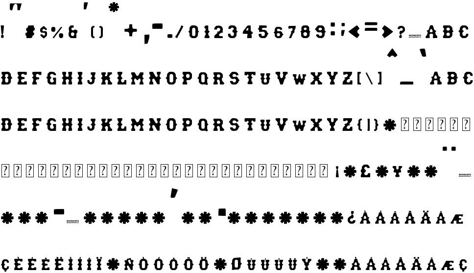 Rodriguez free Font in ttf format for free download 19.81KB
