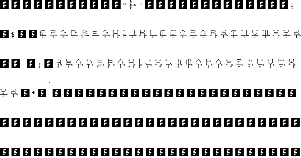 Schematic free Font in ttf format for free download 7.38KB