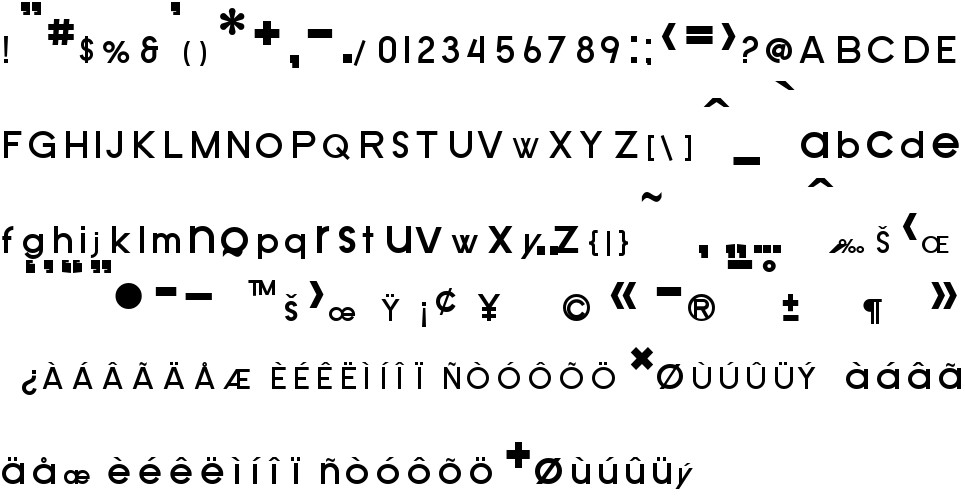 SF Old Republic free Font in ttf format for free download 122.66KB