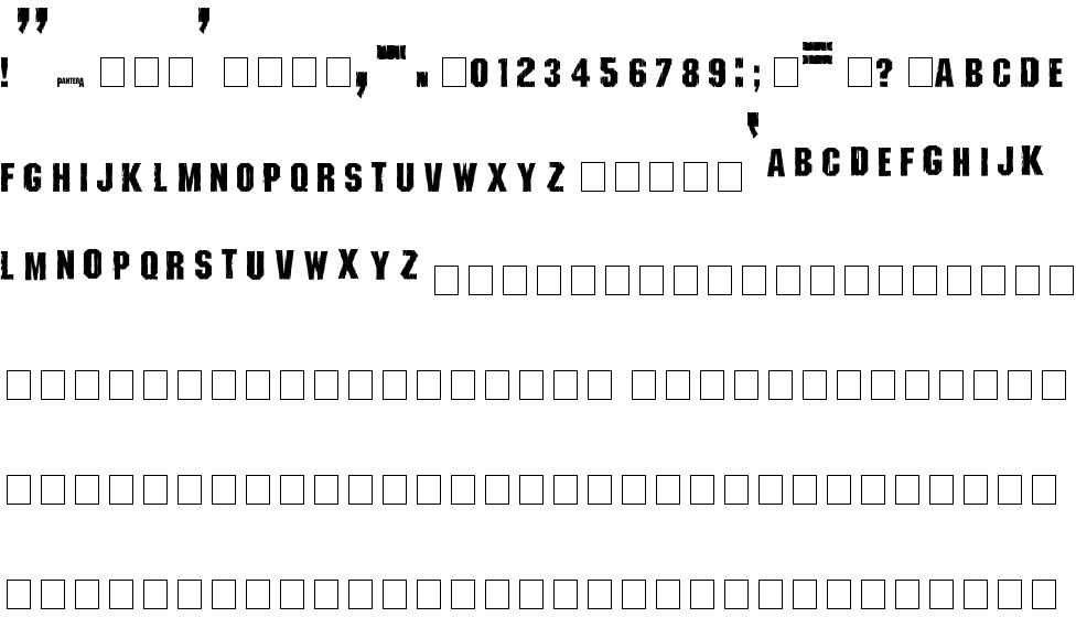 Shredded free Font in ttf format for free download 39.27KB