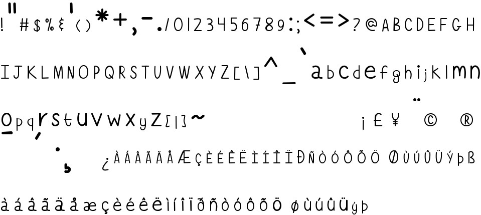 Simply Complicated free Font in ttf format for free download 71.06KB