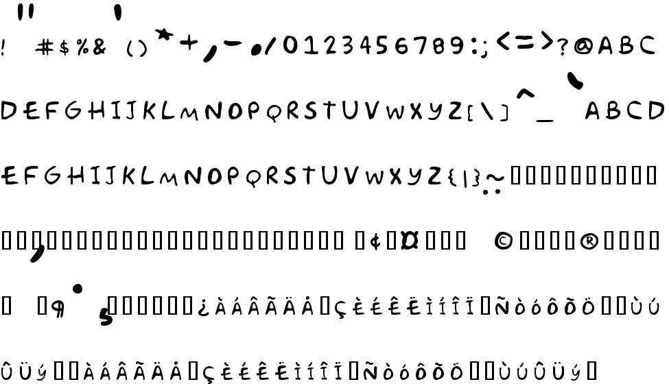 Simpsonfont free Font in ttf format for free download 51.72KB