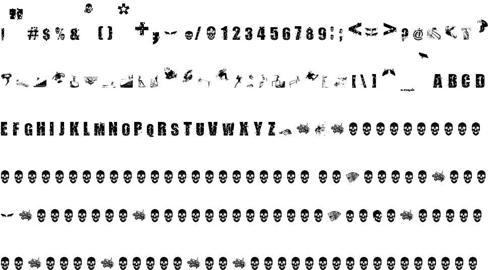 Skate or Die free Font in ttf format for free download 204.99KB