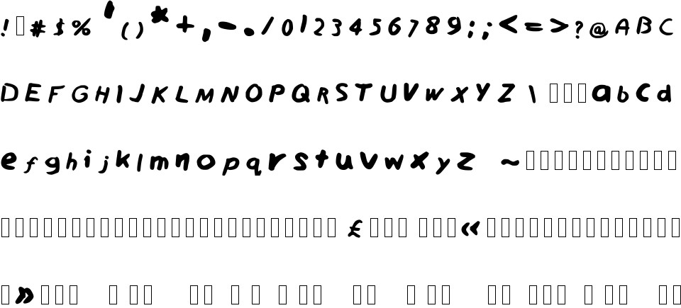Sketchy free Font in ttf format for free download 188.98KB