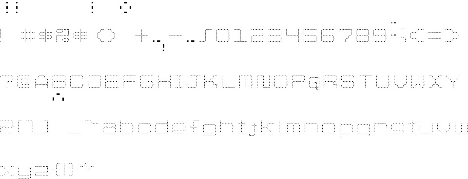 Spot Matrix free Font in ttf format for free download 17.88KB