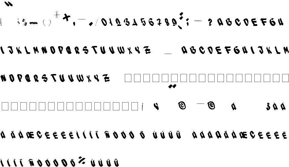 Super free Font in ttf format for free download 16.09KB