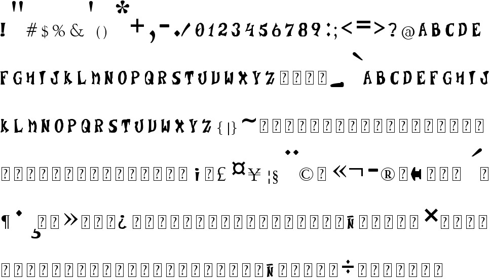 Super Wumpa free Font in ttf format for free download 11.49KB