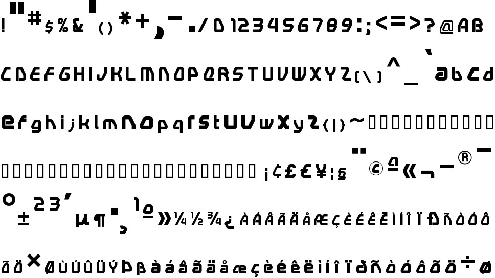 Swerve free Font in ttf format for free download 91.53KB