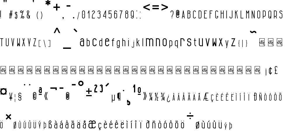 Tall & Lean free Font in ttf format for free download 127.37KB