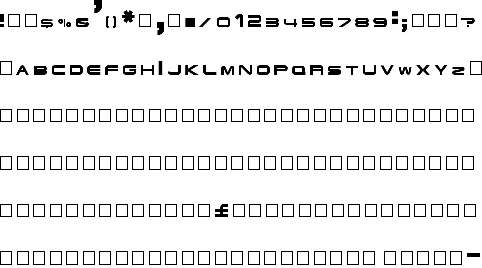 Terminator free Font in ttf format for free download 9.26KB