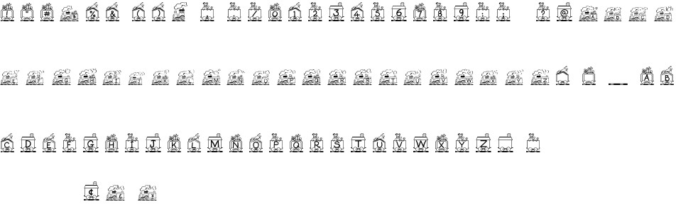 Toy Train free Font in ttf format for free download 50.47KB