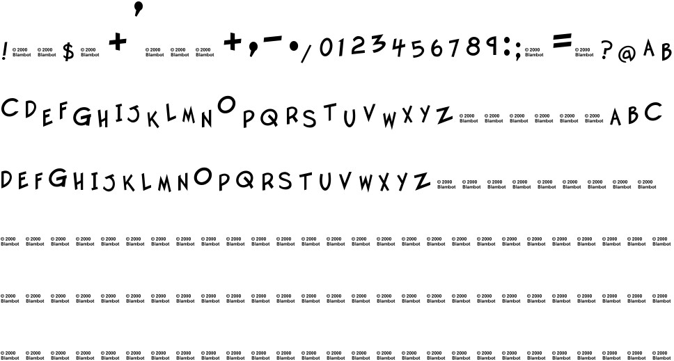 Twelve Ton Goldfish free Font in ttf format for free download 33.00KB