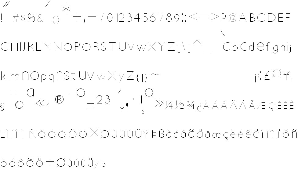Ultima free Font in ttf format for free download 182.92KB