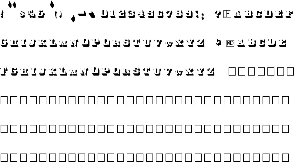 White Bold free Font in ttf format for free download 13.37KB