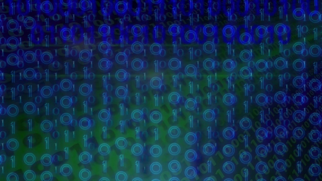 Screensaver effect with moving number free footage for free download ...