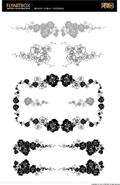 Black and white lace border vector Vectors graphic art designs in ...